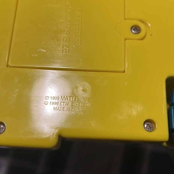 Mattel | Toys | Vintage Sesame Street Fire Engine Vehicle Elmo To The ...